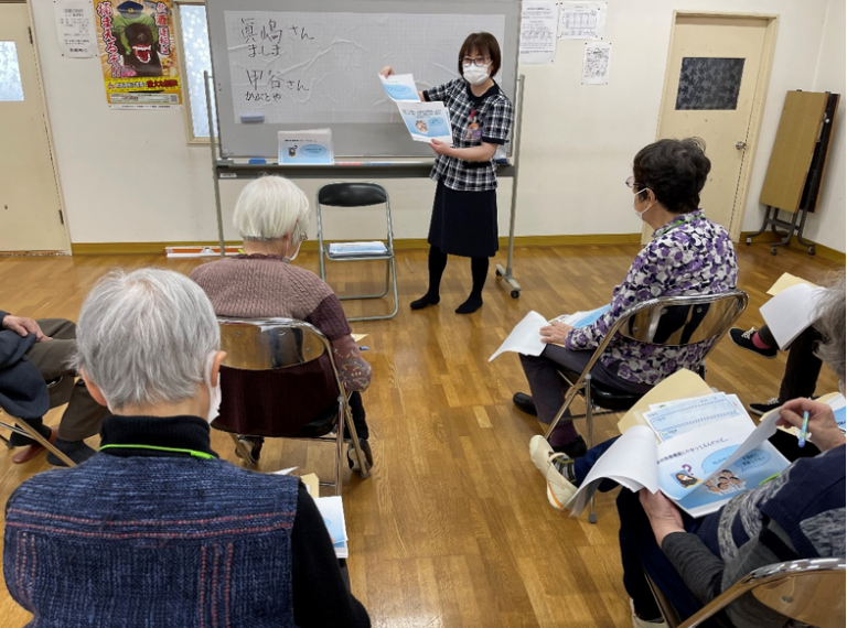 出前講座「元気deサロン松陰」 函館市医療・介護連携支援センター
